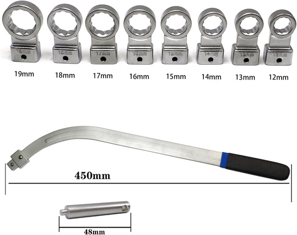 Stretch Belt Fitting Tool 15Pcs Idler Pulley Adjustment Wrench Belt ...