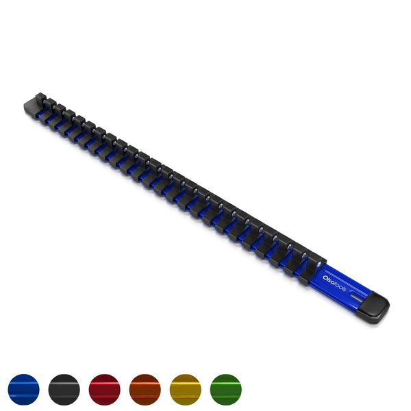 Aluminum Socket Organizer Set 3 Rails for 1/4" 3/8" 1/2" Drive Sockets ...