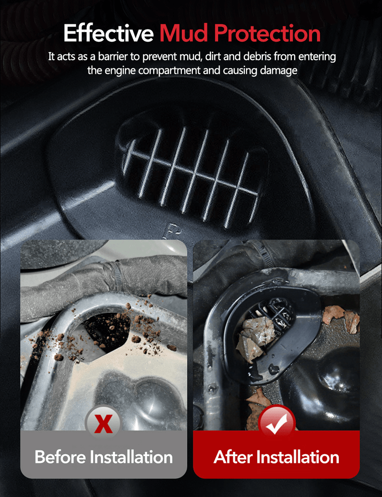 Engine Compartment Mud Cover for Tesla Model Y - Durable Protection ...